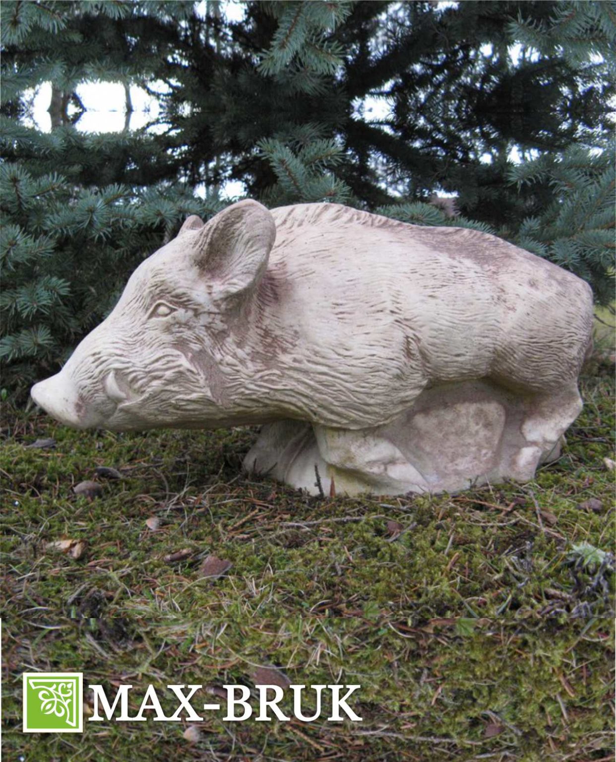 Dzik h20 (405) - Figury Betonowe - Figury Ogrodowe Max Bruk